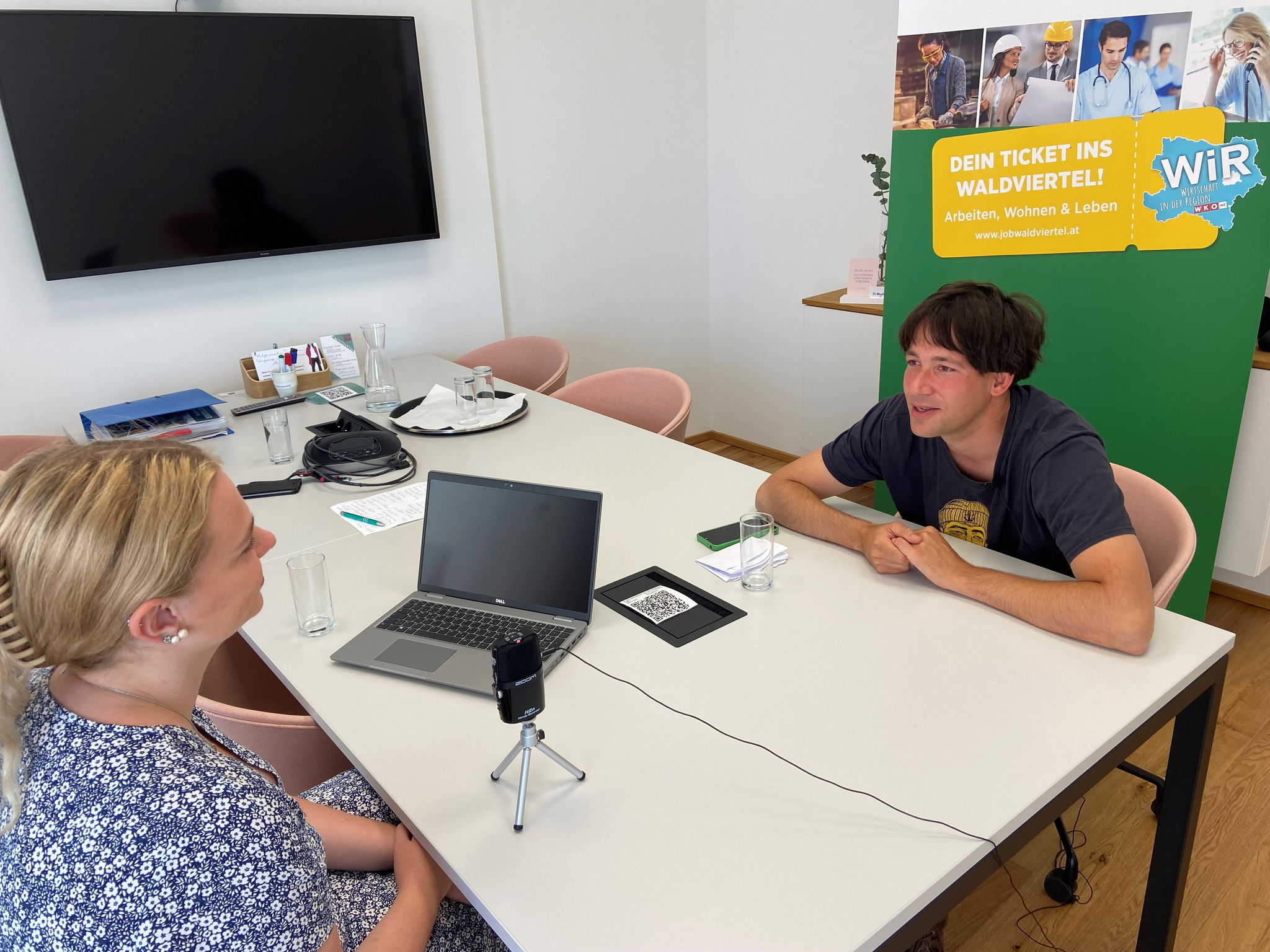 Lehrerin Karin Frosch & Chemiker Patrick Steinbauer - Wirtschaftsforum Waldviertel